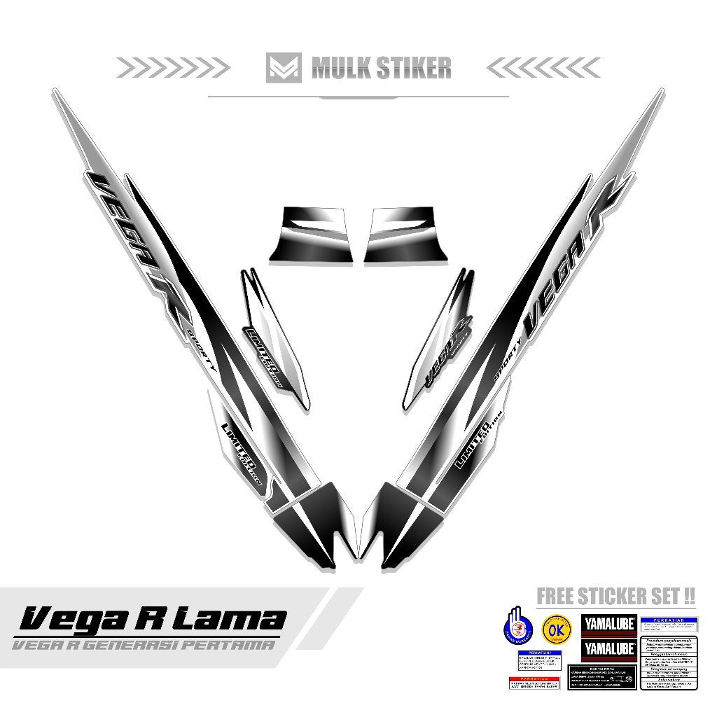 Jual STRIPING VEGA R LAMA MOTIF 14 / STIKER VEGA R OLD / STIPING VEGA R ...