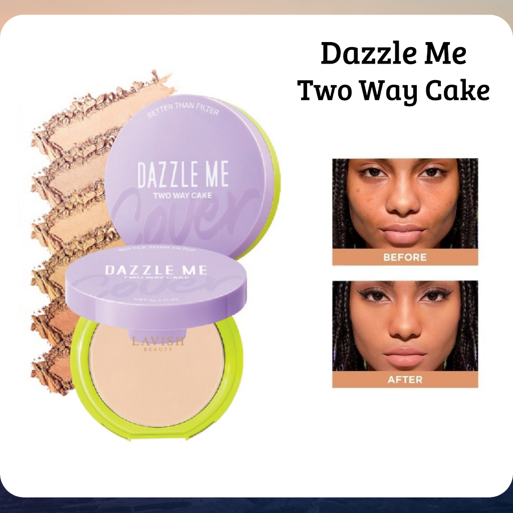 Jual Dazzle Me Better Than Filter Double Kill Two Way Cake Powder 9g ...