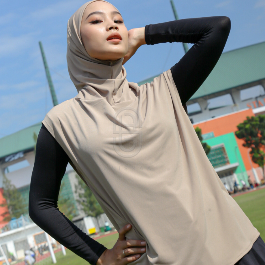 Jual Officialalishaa - Syara Hijab Vest Sport Series | Hijab Rompi ...