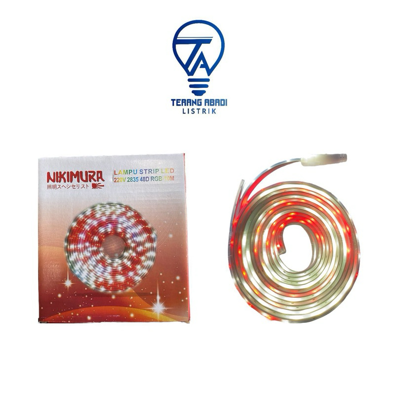 Jual led strip merah putih nikimura / lovov 7meter | Shopee Indonesia