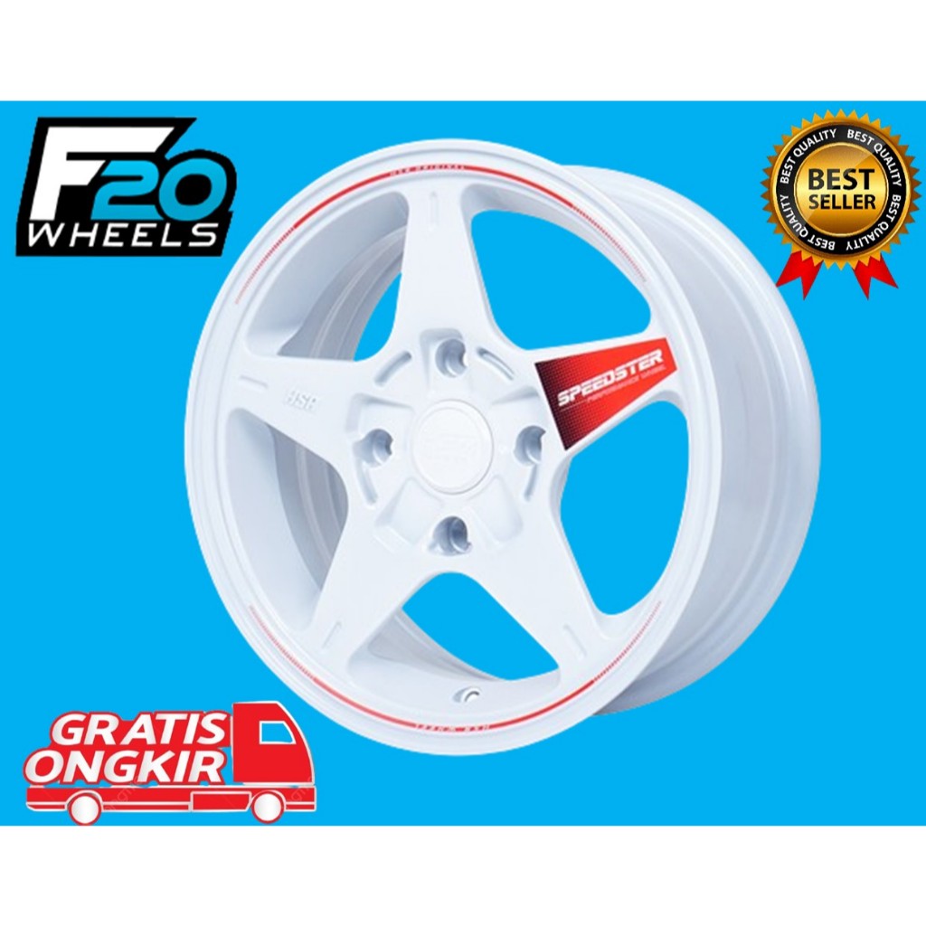 Jual VELG RACING MOBIL AVANZA MODEL SPEEDSTER HSR R14X6 H4X114,3 CIELO ...