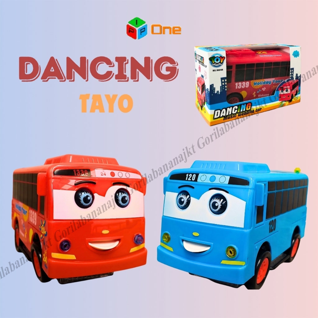 Jual Mainan Anak Mobil Truk oleng Bus tayo Dancing ada lampu dan musik | Shopee Indonesia