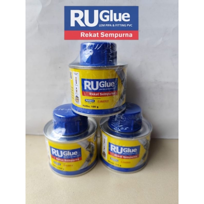 Jual RUGLUE LEM PIPA DAN FITTING PVC 100gr | Shopee Indonesia