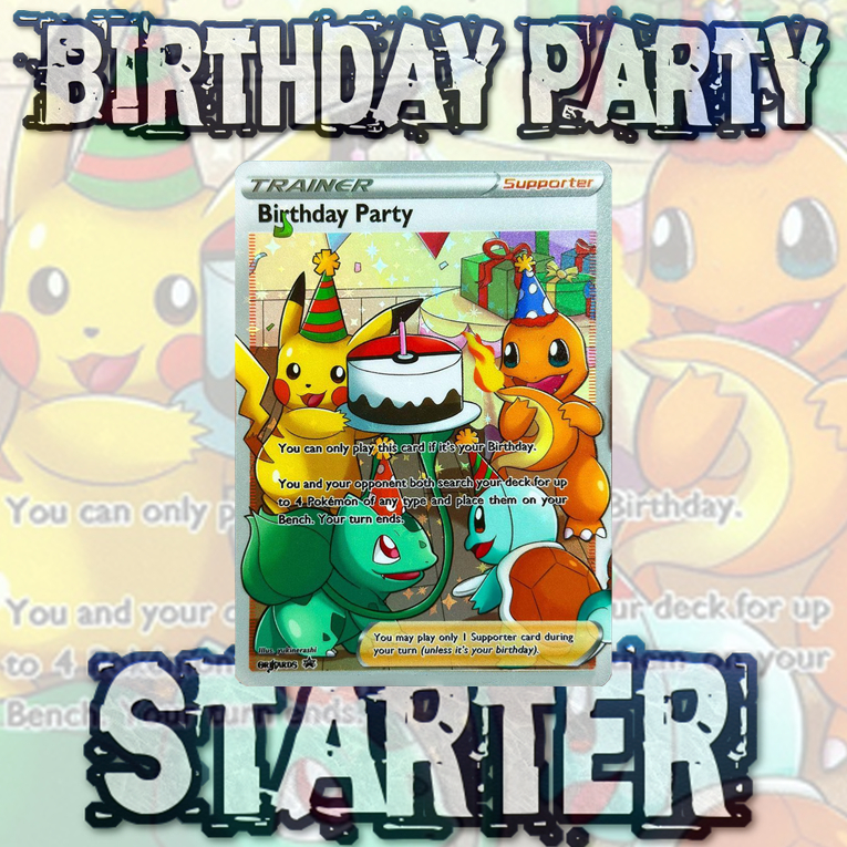 Jual KARTU POKEMON TCG HOLOGRAM SPECIAL TRAINER - BIRTHDAY PARTY ...