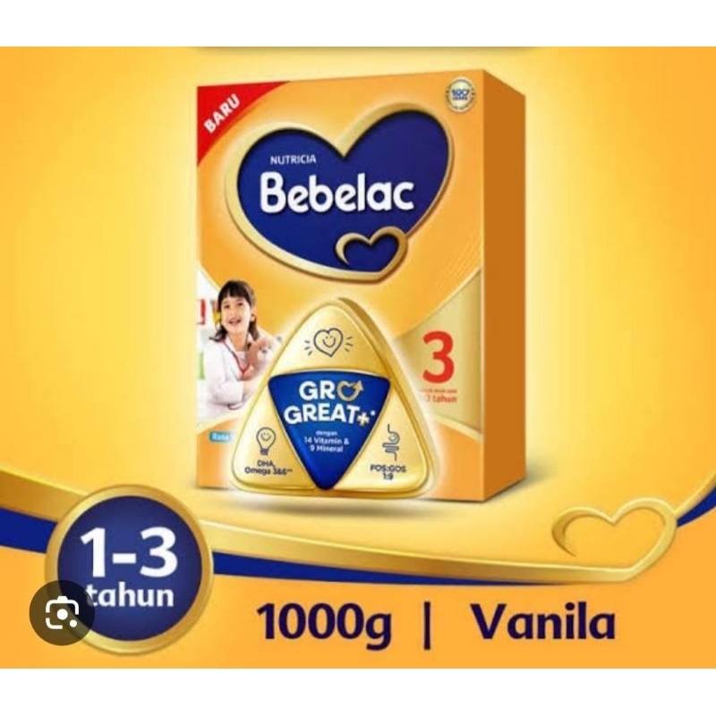 Jual bebelac 3 vanila/madu 1kg | Shopee Indonesia