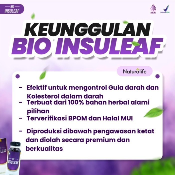 Jual Bio Insuleaf - Solusi Atasi Kencing Manis, Diabetes Melitus, Cegah ...