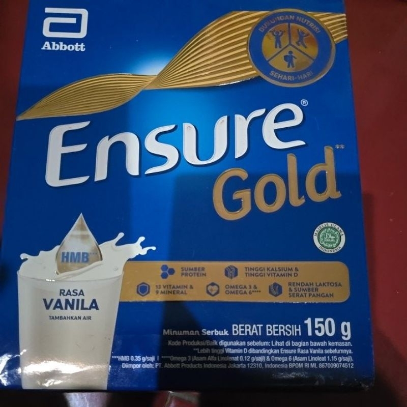 Jual ENSURE VANILA 150g ( tanpa bok ) porp slude 2 | Shopee Indonesia