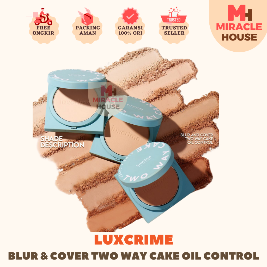 Jual Luxcrime Blur & Cover Two Way Cake Buttercream | Custard | Opera ...