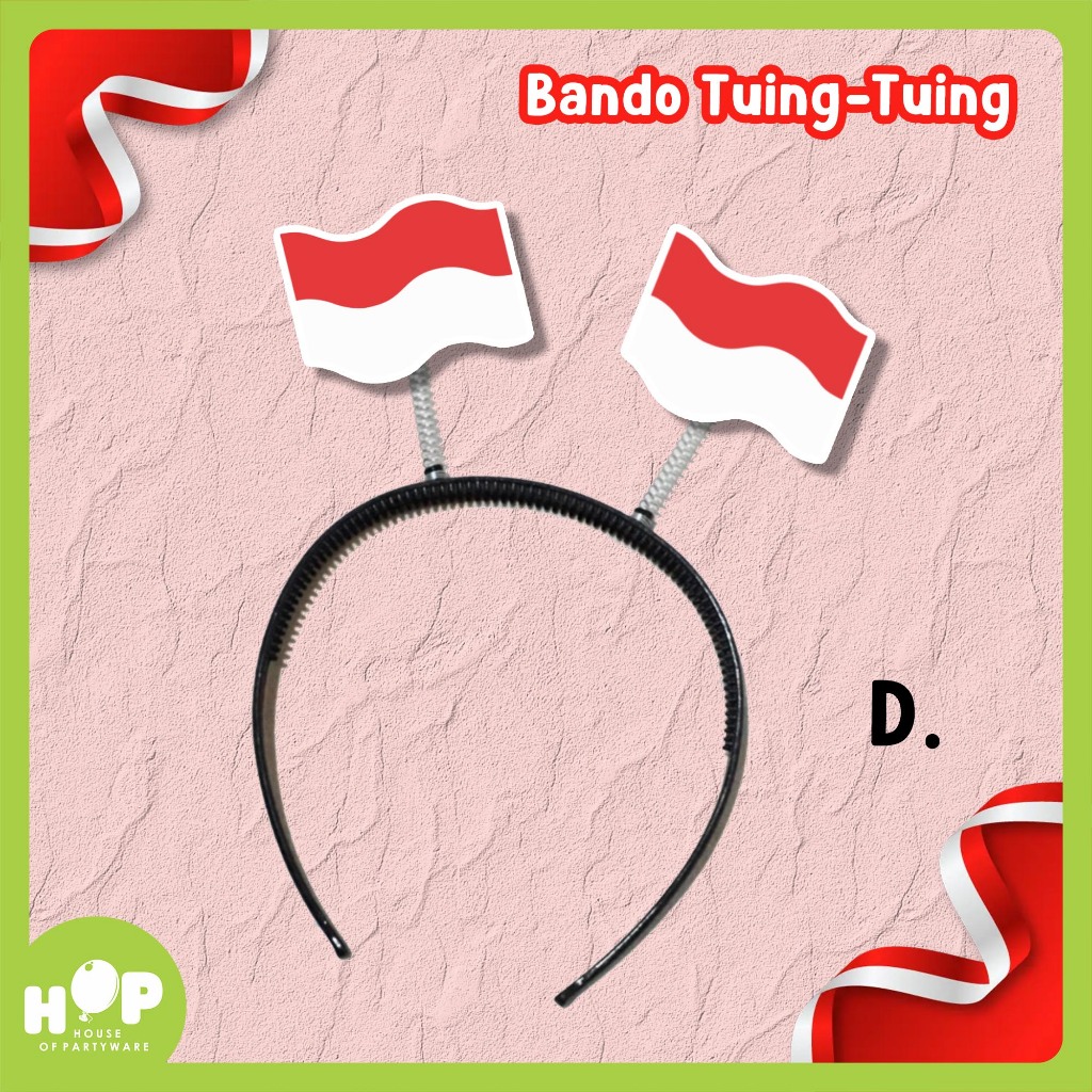 Jual BANDO TUING TUING 17 Agustus / HUT RI 79 / Bando Merah Putih ...