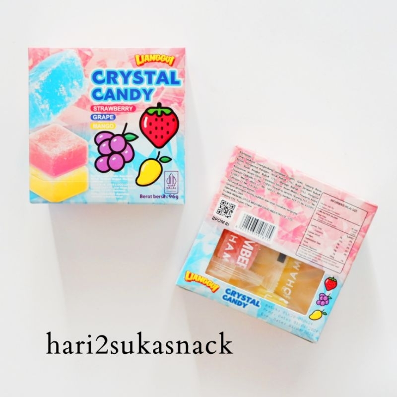 Jual Permen LIANGGUI CRYSTAL CANDY Halal Rasa Strawberry Anggur Mangga ...