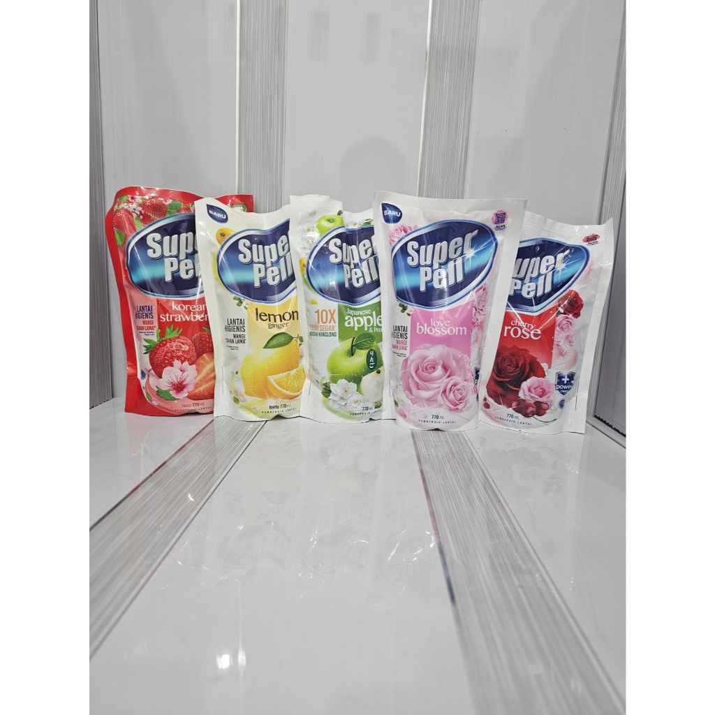 Jual Super Pell Pembersih Lantai Refill 770ml | Shopee Indonesia