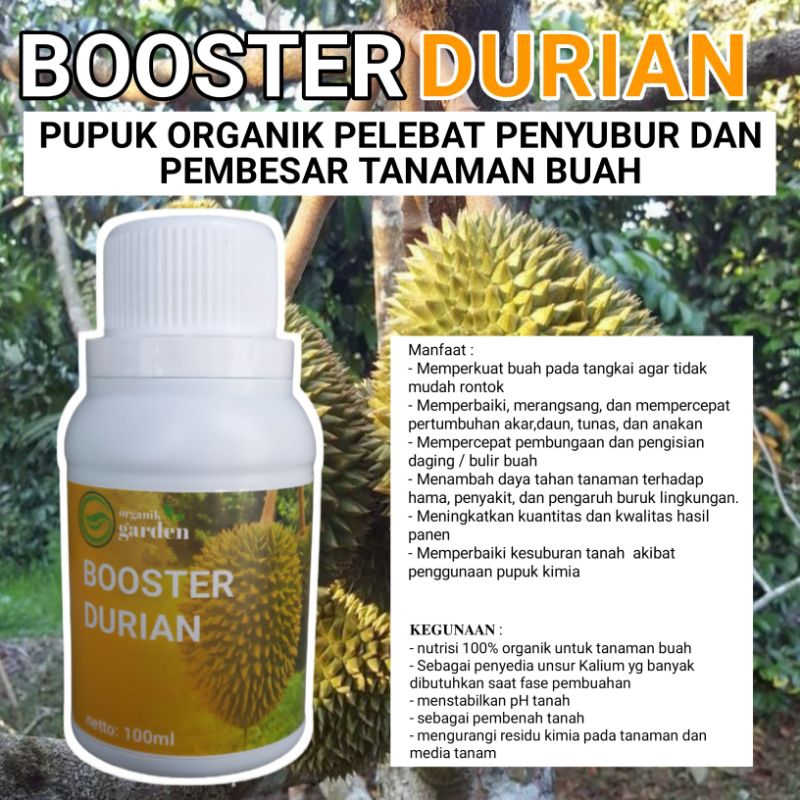 Jual DURIAN | booster cair nutrisi vitamin buah DURIAN 100ml | Shopee Indonesia