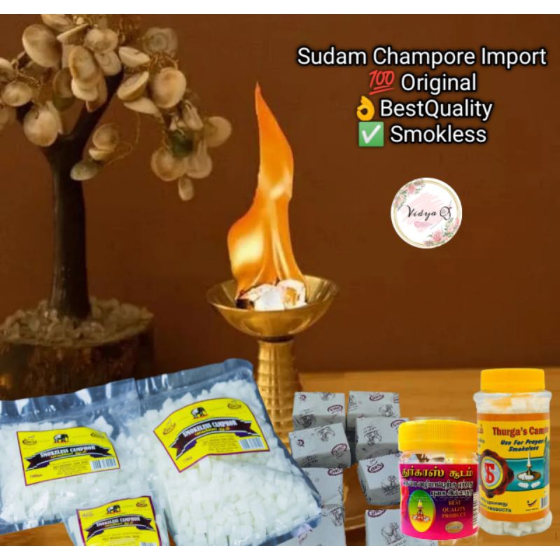Jual Champore Sudam / Sudo/kapur barus / Camphore Smokeless Aks champor ...