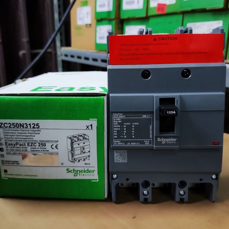 Jual MCCB EZC250N 3P 125A 160A 200A 250A 25KA | Shopee Indonesia