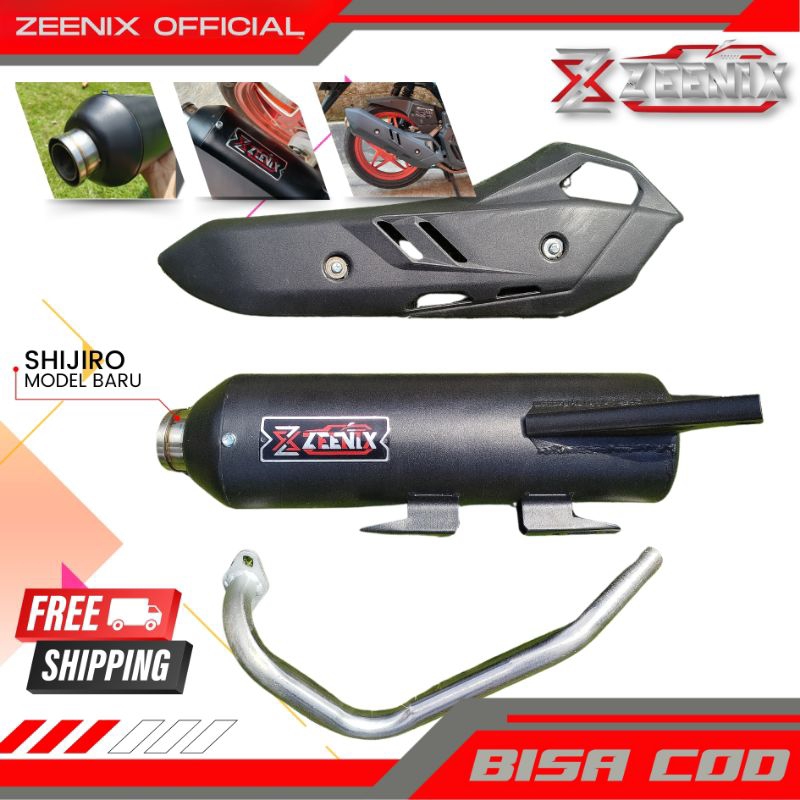 Jual KNALPOT STANDAR RACING MONCONG SHIJIRO ORIGINAL ZEENIX RIQES ...