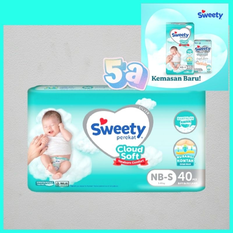 Jual Sweety Silver Perekat Nbs40 Popok Perekat | Shopee Indonesia