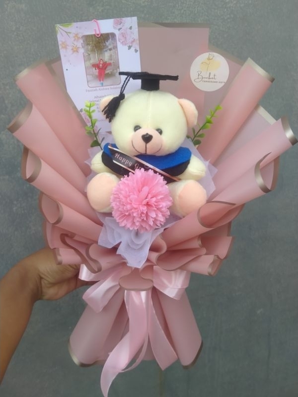 Jual Buket Boneka Wisuda Graduation / Ulang Tahun Small Free Kartu ...