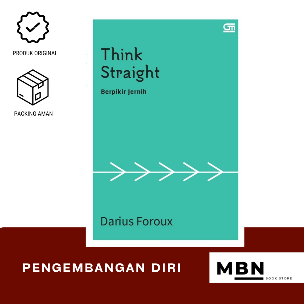Jual Buku Think Straight - Darius Foroux | Shopee Indonesia