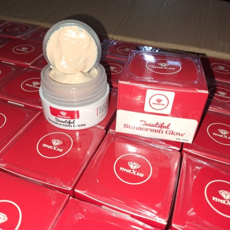 Jual Sunscreen glowing Maxie | Shopee Indonesia