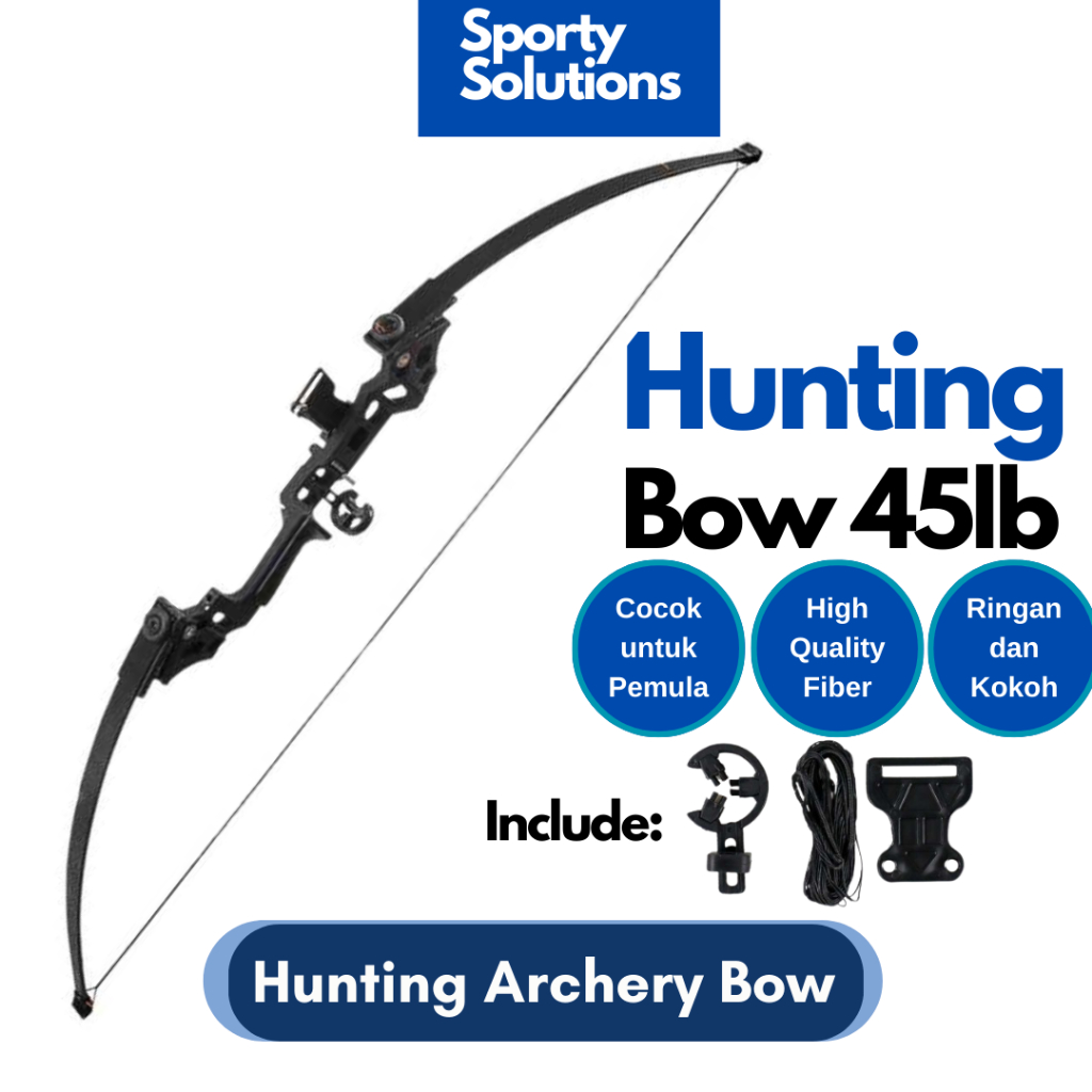 Jual Busur Panah Hunting Archery Bow 30-45 LBS | Shopee Indonesia