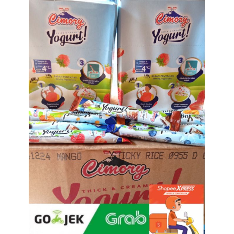 Jual PROMO 1 Karton Yogurt Cimory Stick All varian rasa stawberry ...