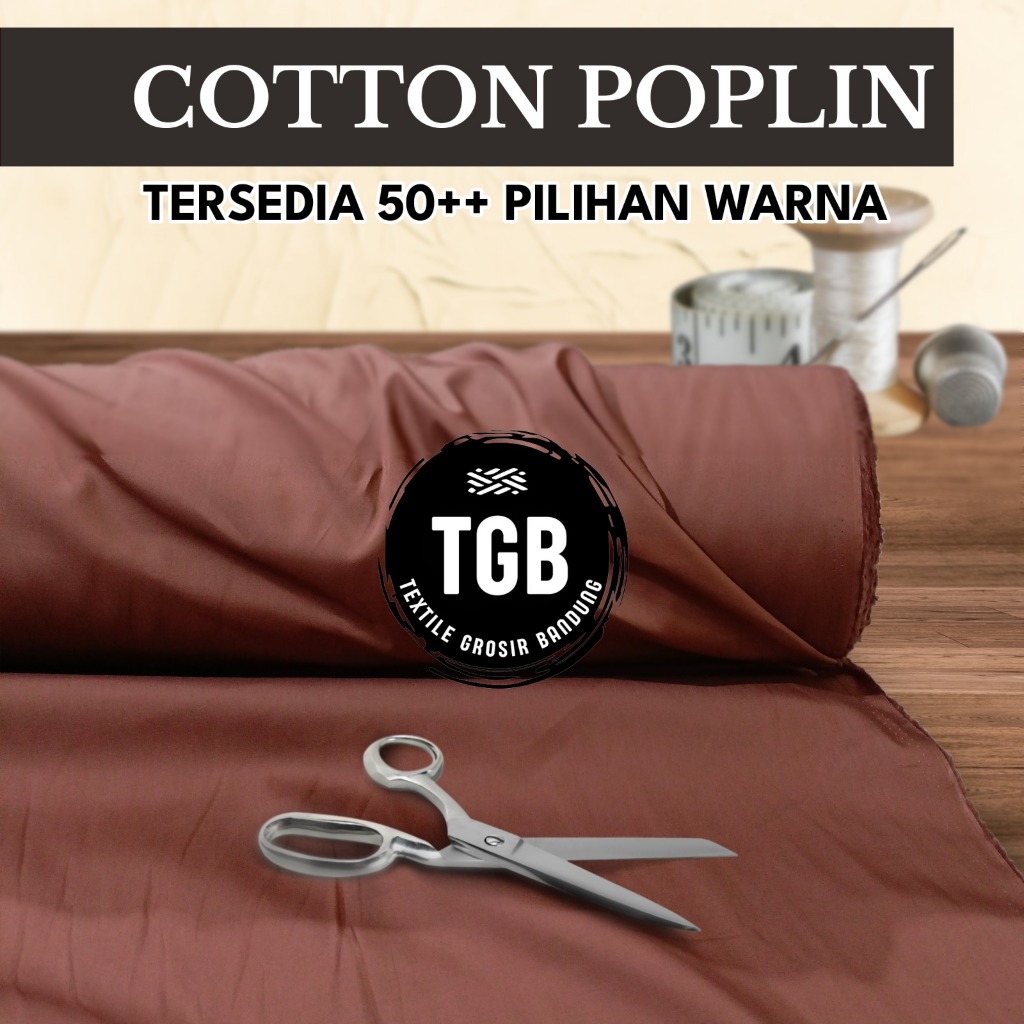 Jual BAHAN KAIN COTTON POPLIN | Shopee Indonesia
