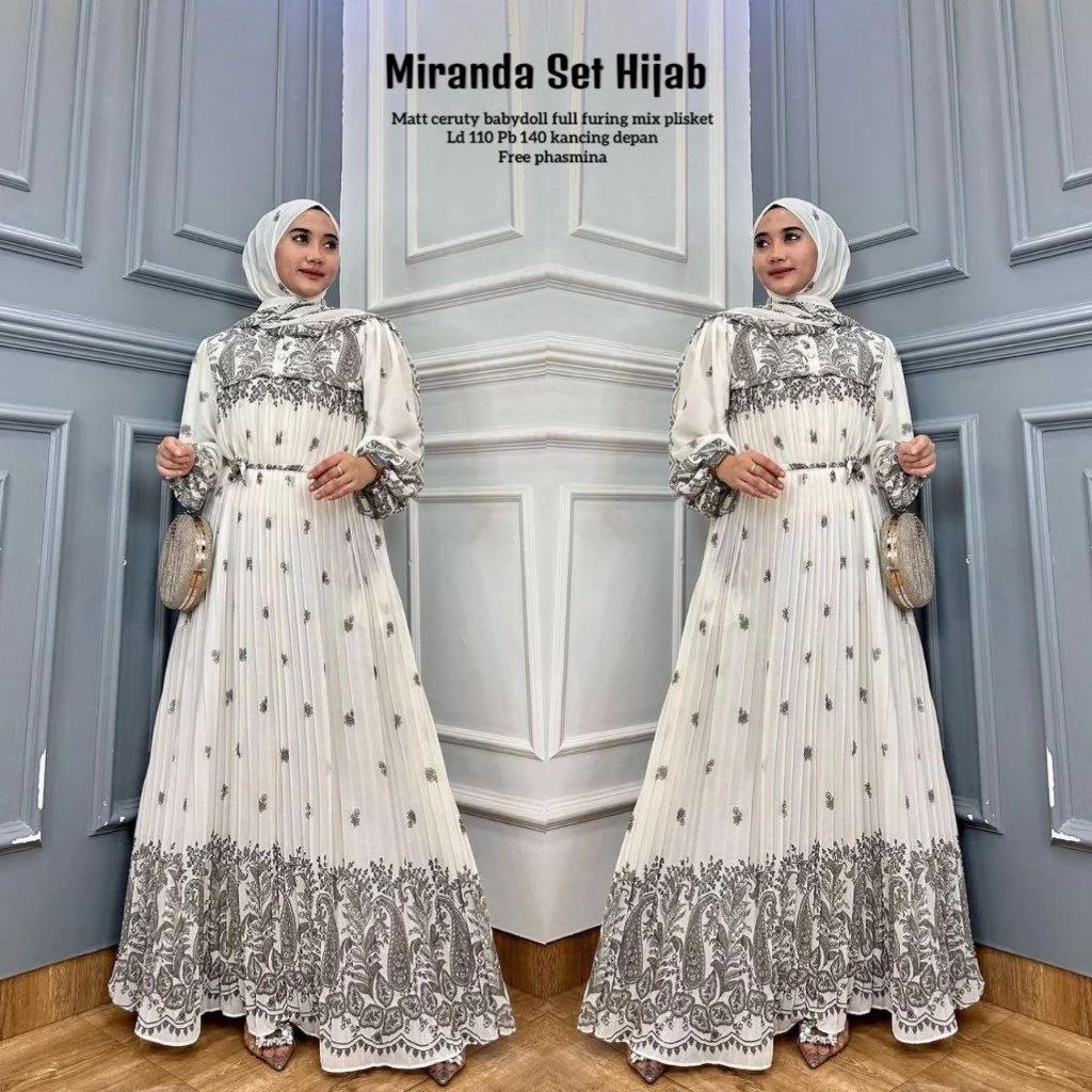 Jual MIRANDA SET HIJAB (LABEL MADANI) | Shopee Indonesia