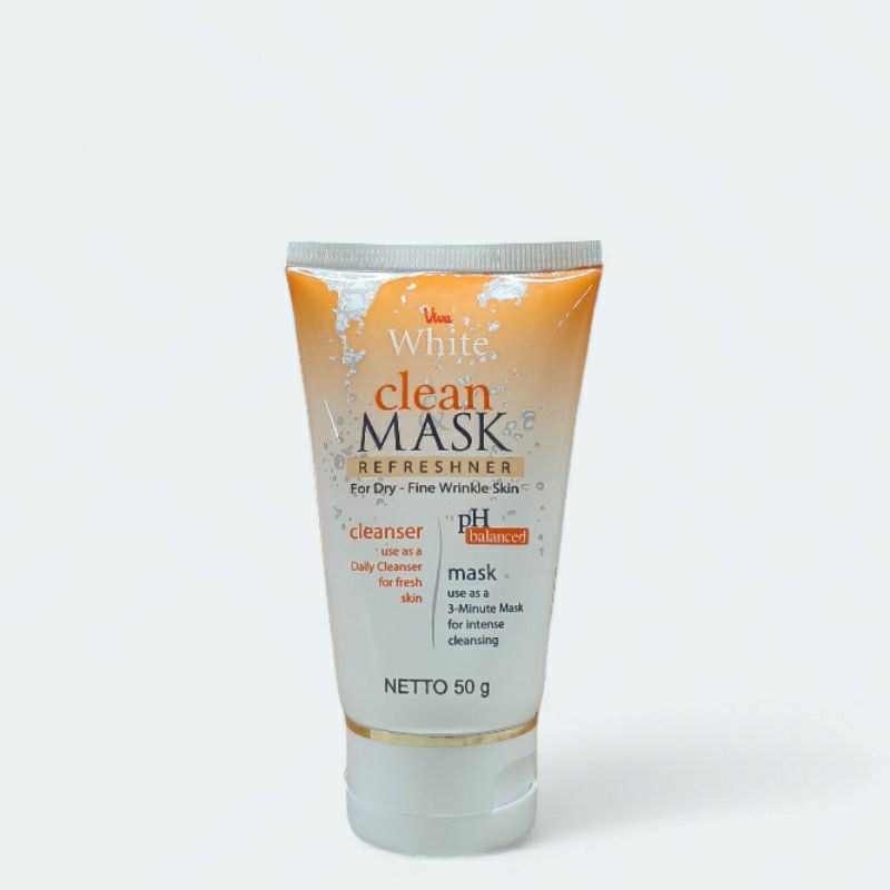 Jual VIVA WHITE CLEAN MASK REFRESHNER For Dry-Fine Wrinkenkle Skin 50g ...