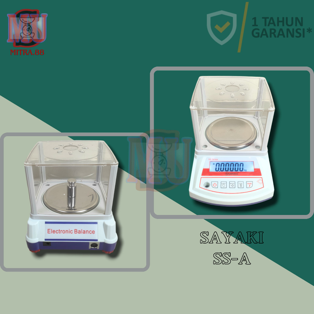 Jual SAYAKI High Precision Balance SSA / Timbangan Laboratorium Cap 2000g | Shopee Indonesia