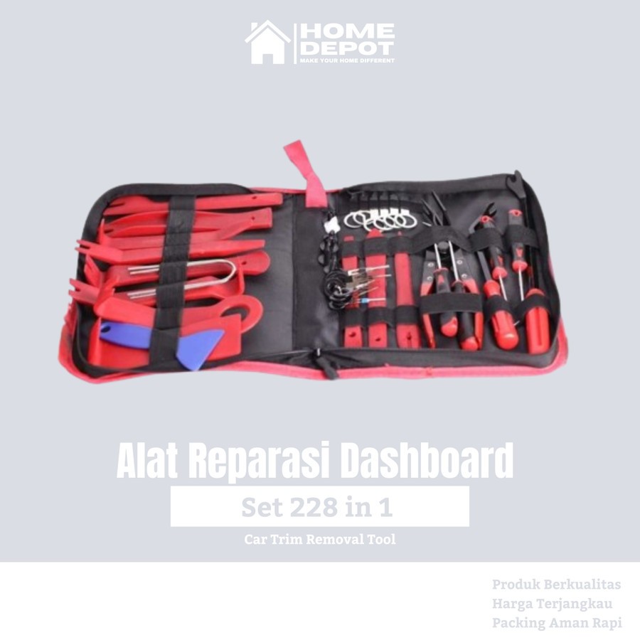 Jual Alat Reparasi Dashboard Mobil Trim Removal Tool Set 228 in 1 ...