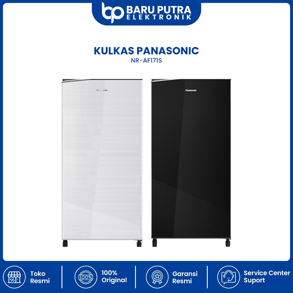 Jual Panasonic NR-AF171S-PK Kulkas 1 Pintu [155 L] - Sparkling Black | Shopee Indonesia