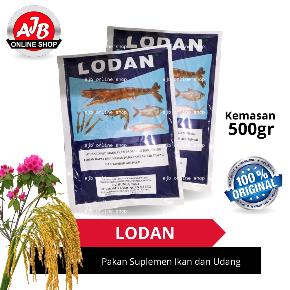 Jual LODAN ORIGINAL BUNGA TANI Pakan Suplemen Ikan dan Udang Calcium 23 ...