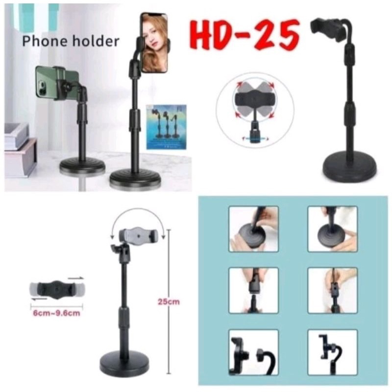 Jual Stand holder hp model tinggi ( HD 25 ) | Shopee Indonesia
