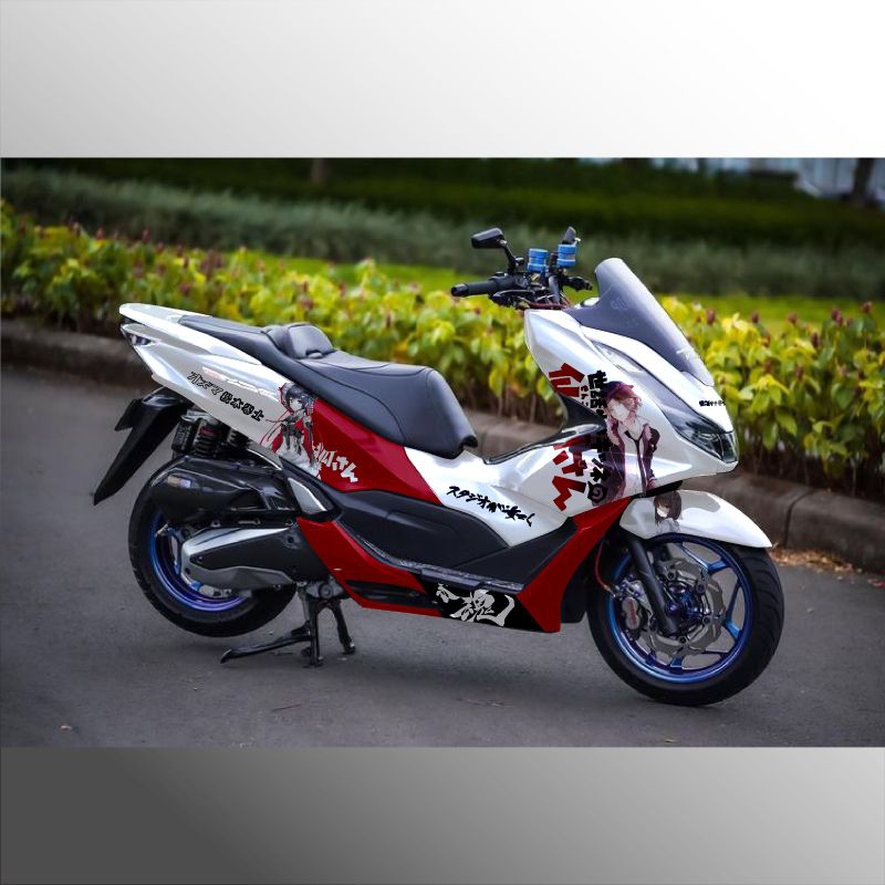 Jual stiker decal full body motor Honda PCX 160/150 motip anime ...