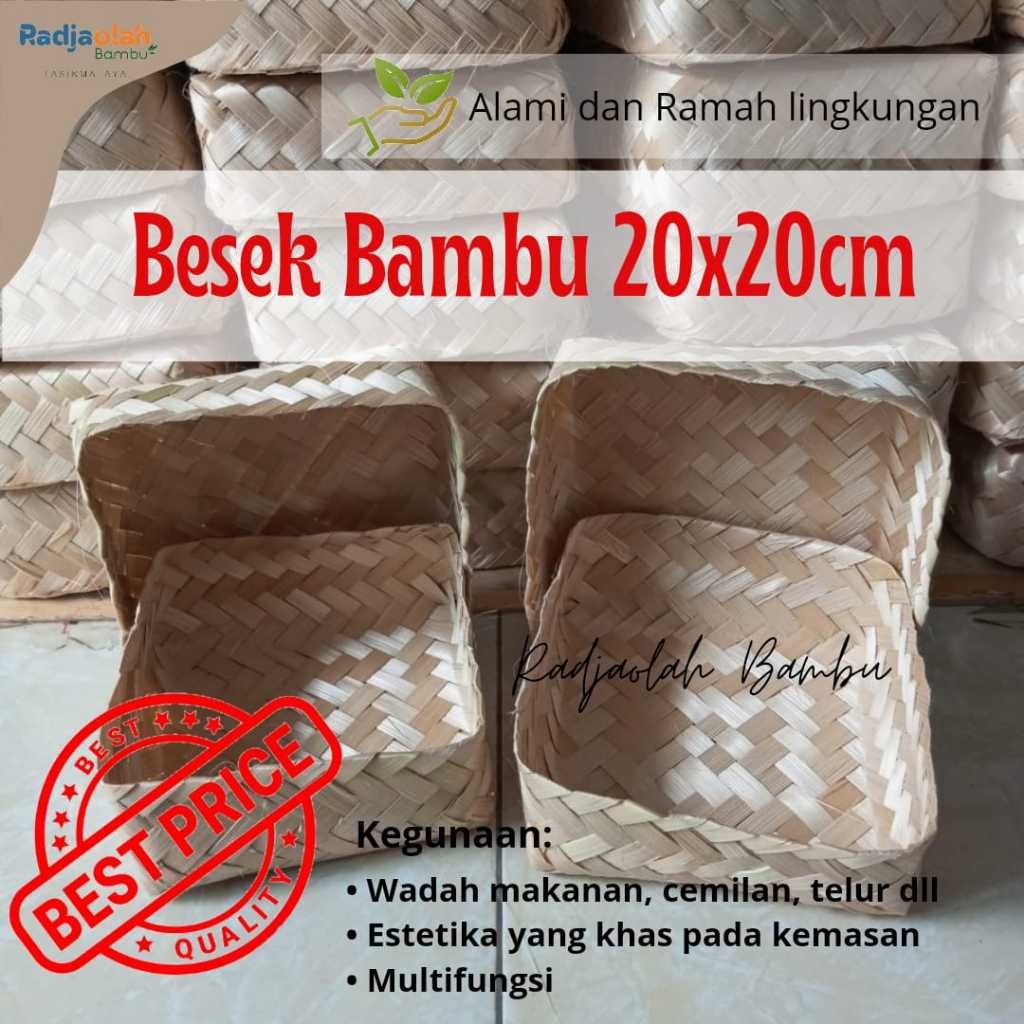 Jual Besek Tradisional 20x20cm | Shopee Indonesia