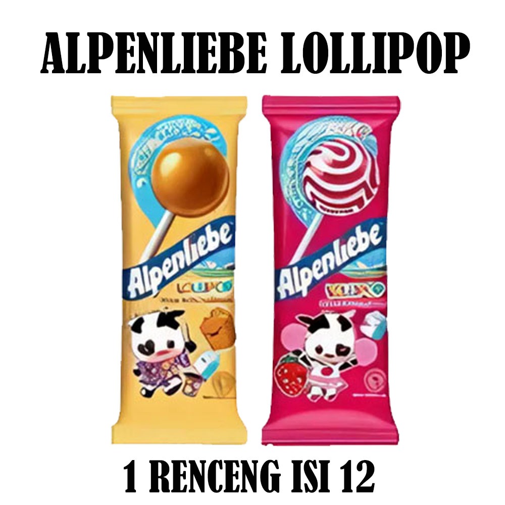 Jual PERMEN ALPENLIEBE LOLLIPOP RENCENG ISI 12 | Shopee Indonesia