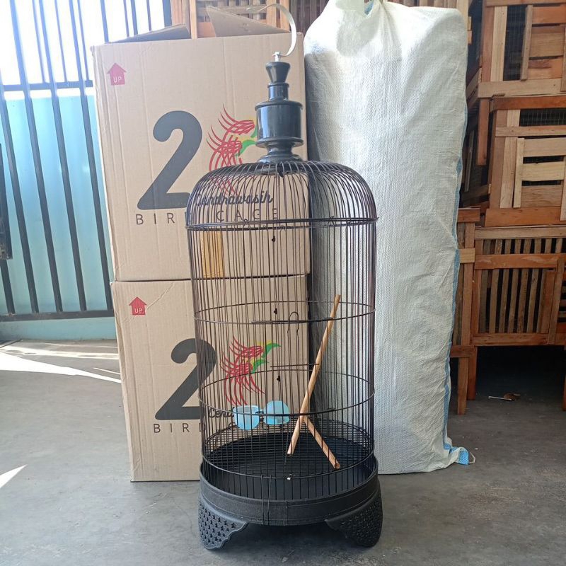Jual Sangkar Lovebird/Besi Bulat TERMURAH diameter ±33cm (LEBIH HEMAT ...