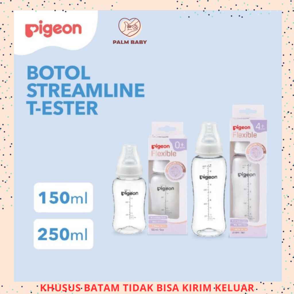 Jual Pigeon Flexible Streamline Clear T-Ester Bottle | Shopee Indonesia