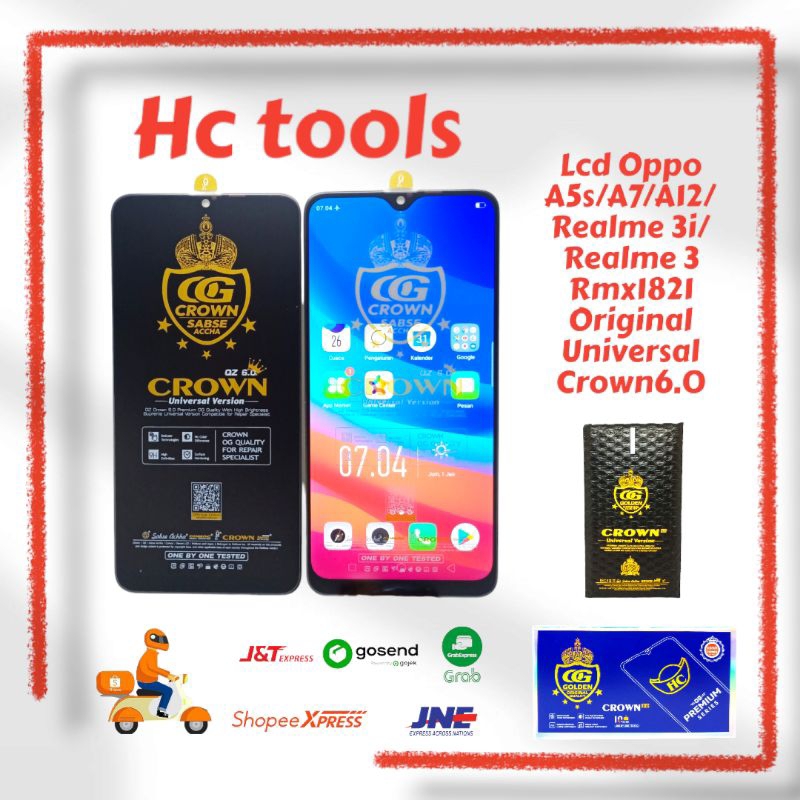 Jual LCD TOUCHSCREEN OP A5S/A12/A7/A11K/REALME 3i/REALME 3 RMX1821 ...