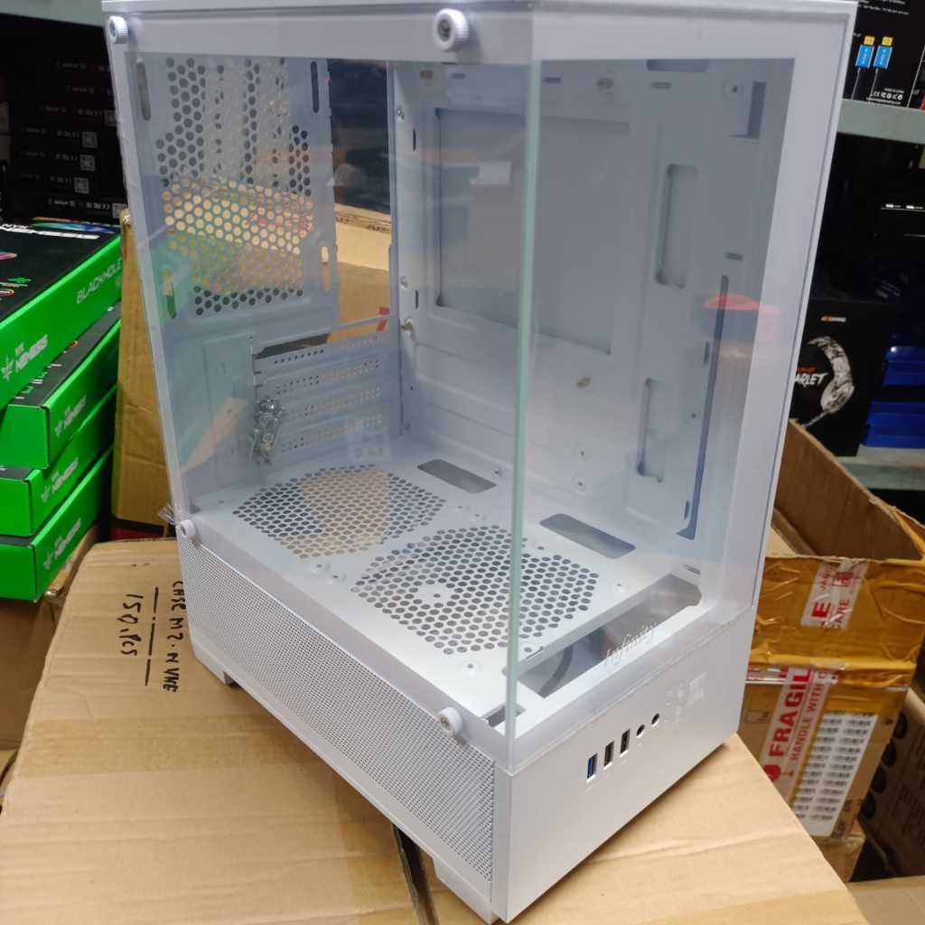 Jual Casing Komputer Infinity Noir m-atx Free 3Fan RGB Tempered Glass ...