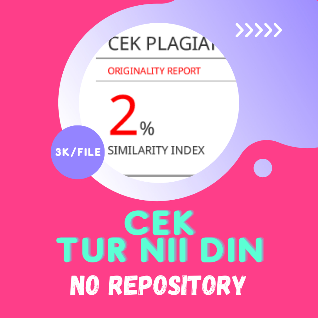 Jual Jasa Cek Plagiasi Turnitin No Repository Fast Respon Termurah ...