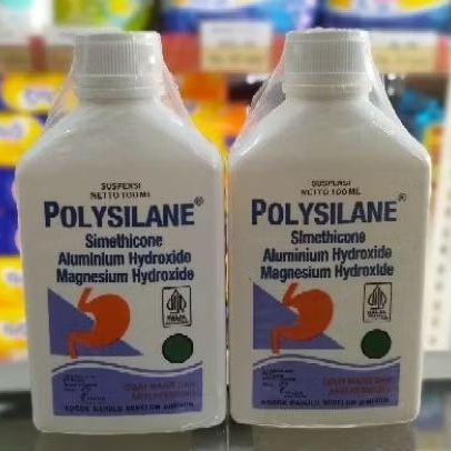 Jual POLYSILANE 100 ML OBAT MAAG DAN ANTI KEMBUNG / POLISILANE SIRUP ...