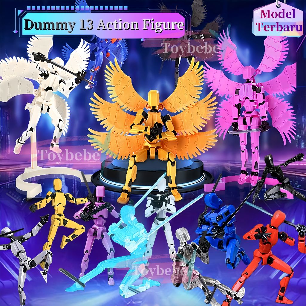 Jual [HOT]Bercahaya Set Penuh Dummy 13 Action Figure/Lucky 13 ...