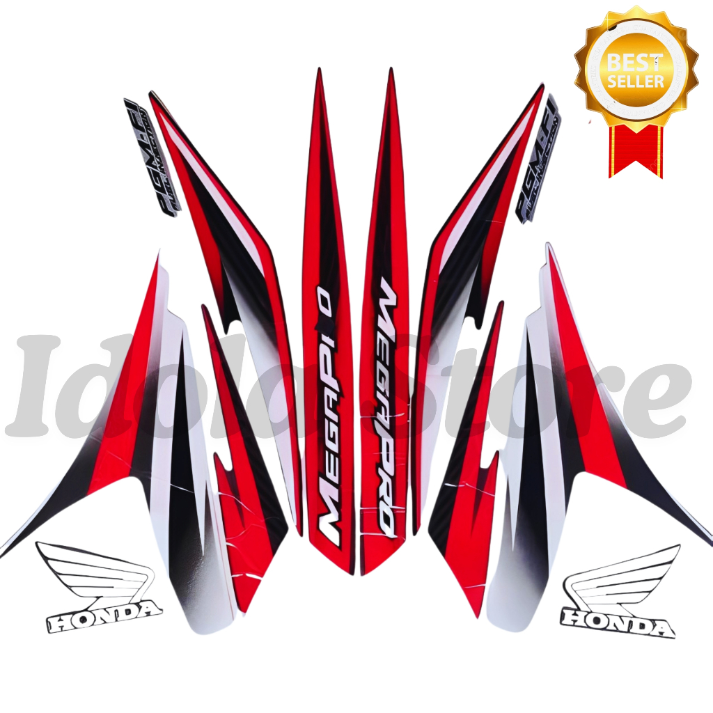 Jual Stiker Honda Mega Pro 2013 - List Stiker Standar Mega Pro 2013 ...