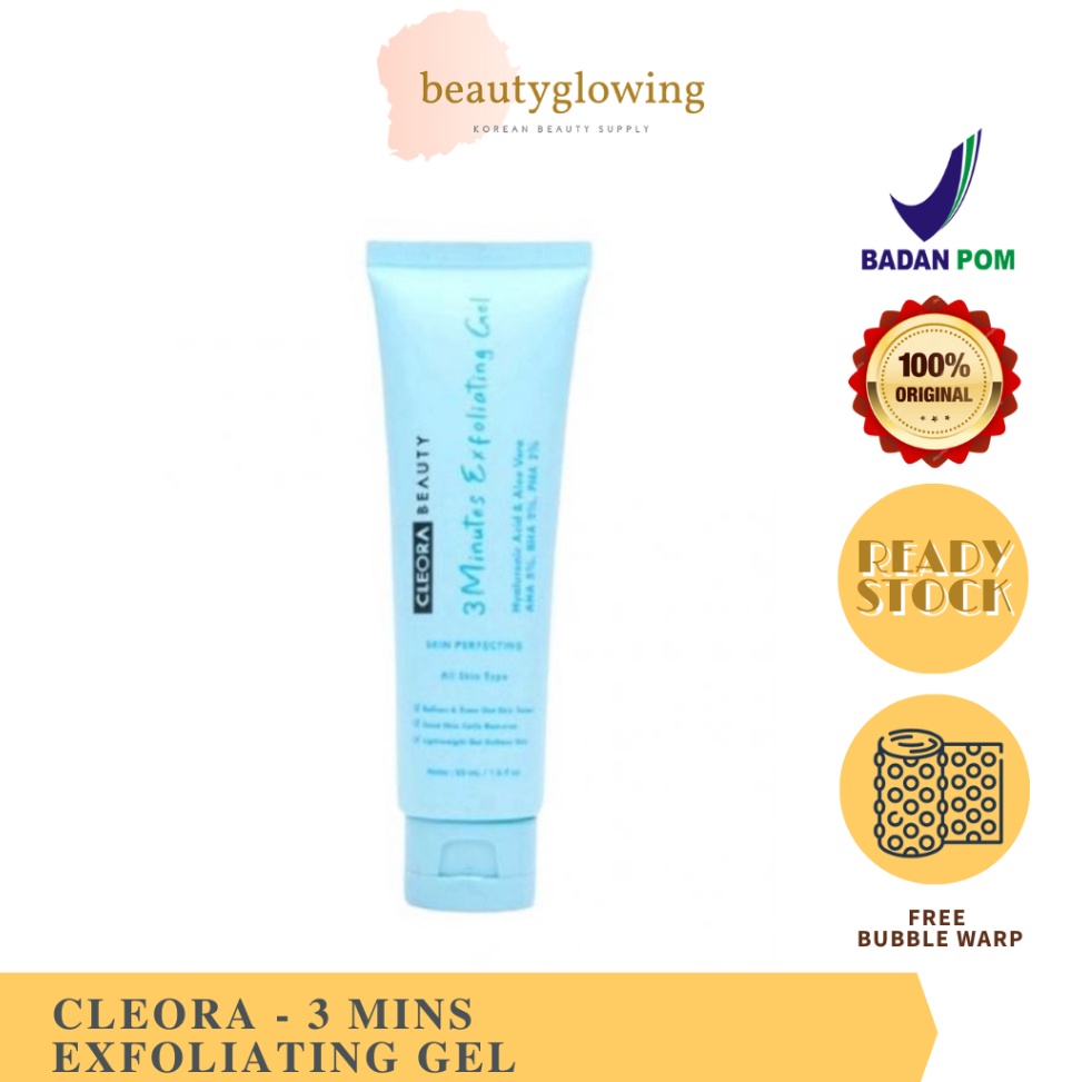 Jual KODE T4I Cleora 3 Mins Exfoliating Gel Gel eksfoliasi wajah Scrub ...