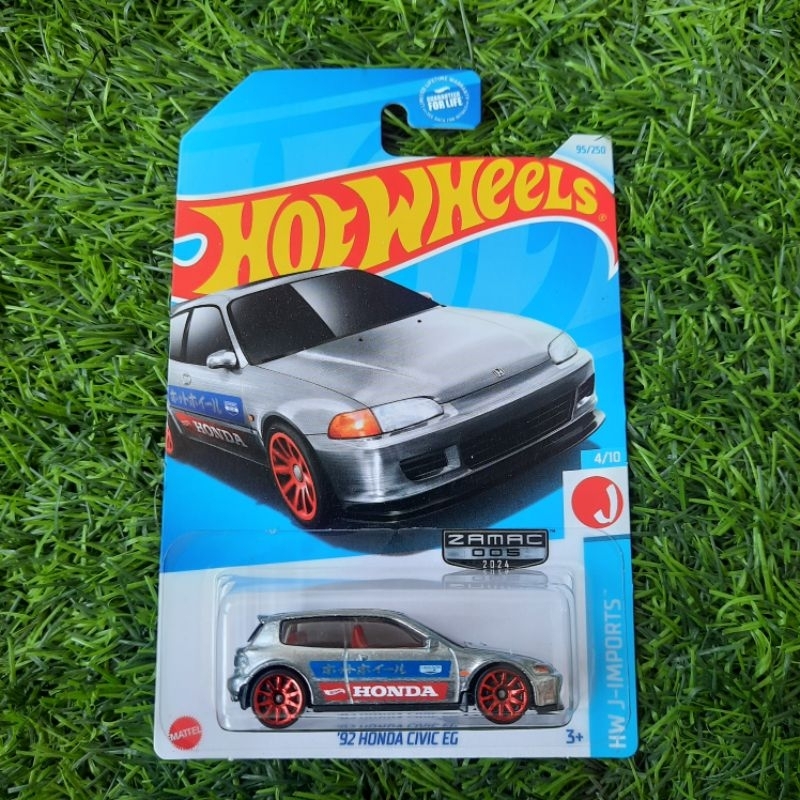 Jual Hot Wheels 92 Honda Civic EG Zamac 2024 Free Protector | Shopee ...