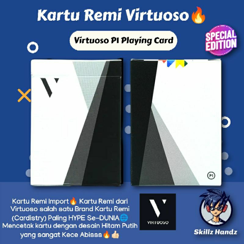 Jual Kartu Remi Virtuoso P1 Special Edition (Cardistry) Kartu Remi ...
