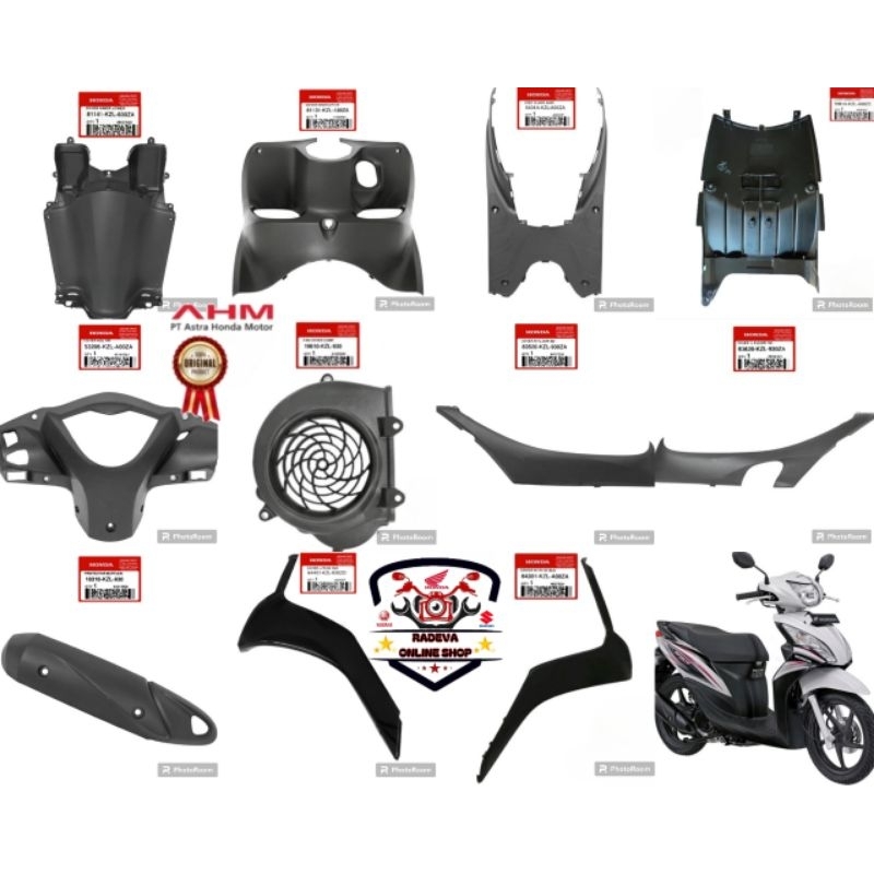 Jual cover body kasar Honda spacy karbu dan spacy fi injeksi original ...