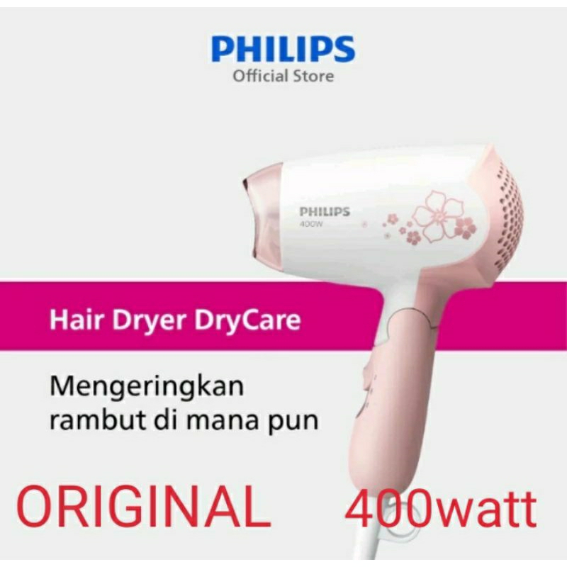Jual Philips Dry Care Pengering Rambut HP8108/02 400 watt (Hadiah ...