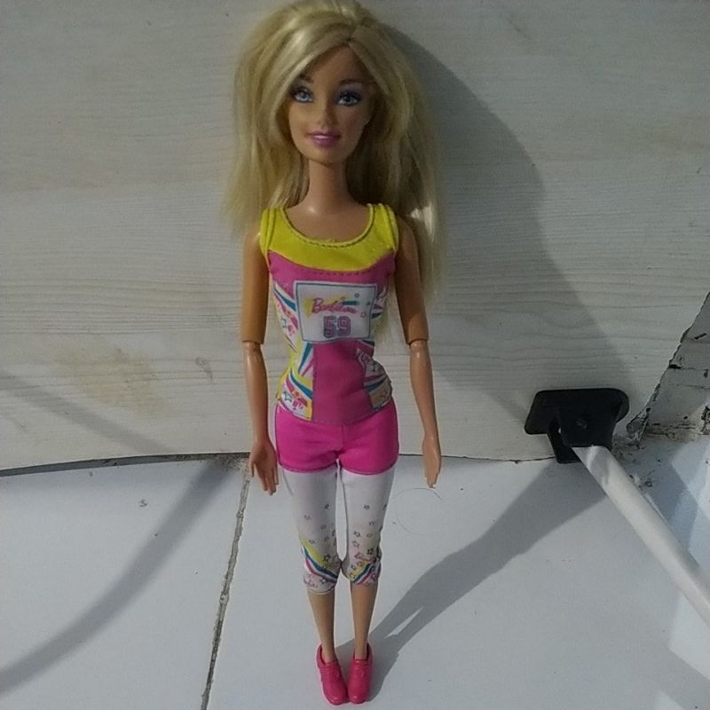 Jual Barbie Original Mattel (Preloved) Barbie Olympic Track and Field ...